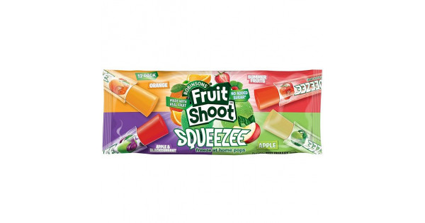 Fruit Shoot Squeezee Ice Pops sasaldējamas suliņas 15x30ml