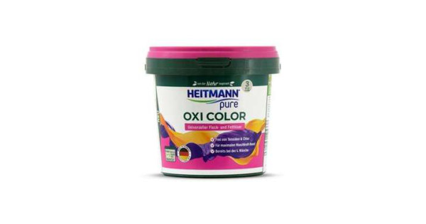 Heitmann Oxi Color Pure traipu tīrīšanas līdzeklis krāsainai veļai 500g